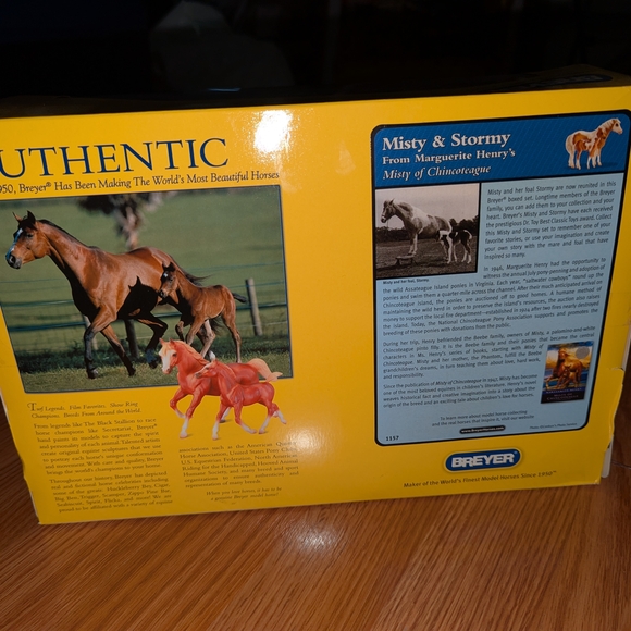 Breyer | Other | Breyer Misty Stormy Horse Model Set | Poshmark